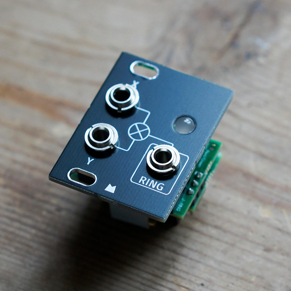 Ringmod 1U black panel – Mork Modules