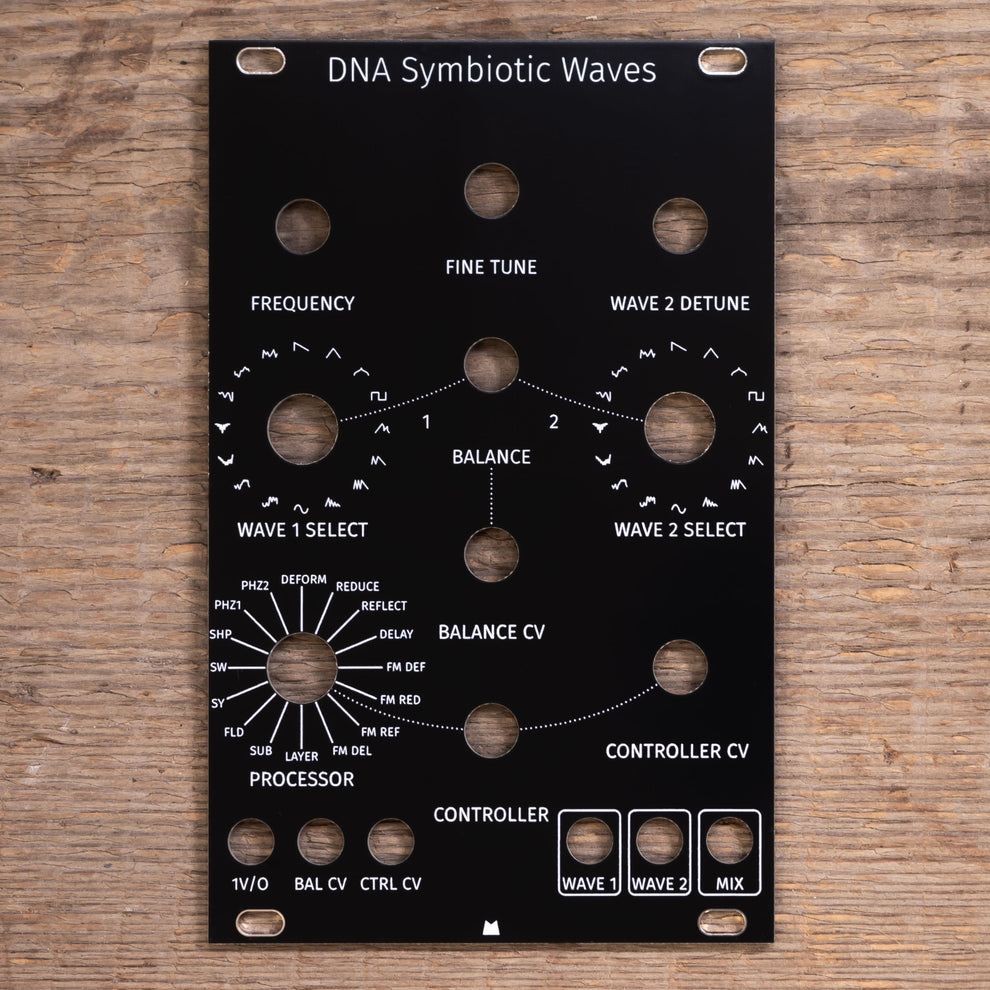 DNA SYMBIOTIC WAVES black panel – Mörk Modules
