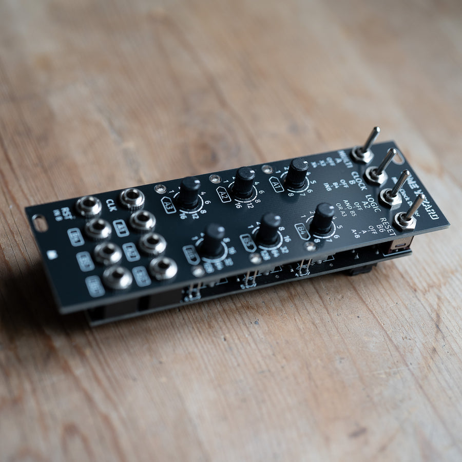 Time Wizard black panel – Mork Modules
