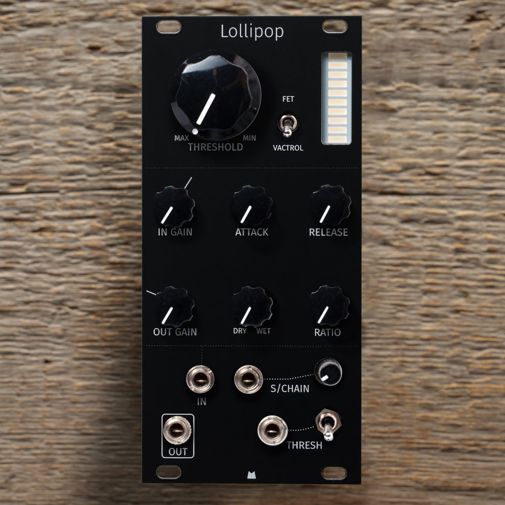 Lollipop (mk1) black panel – Mörk Modules