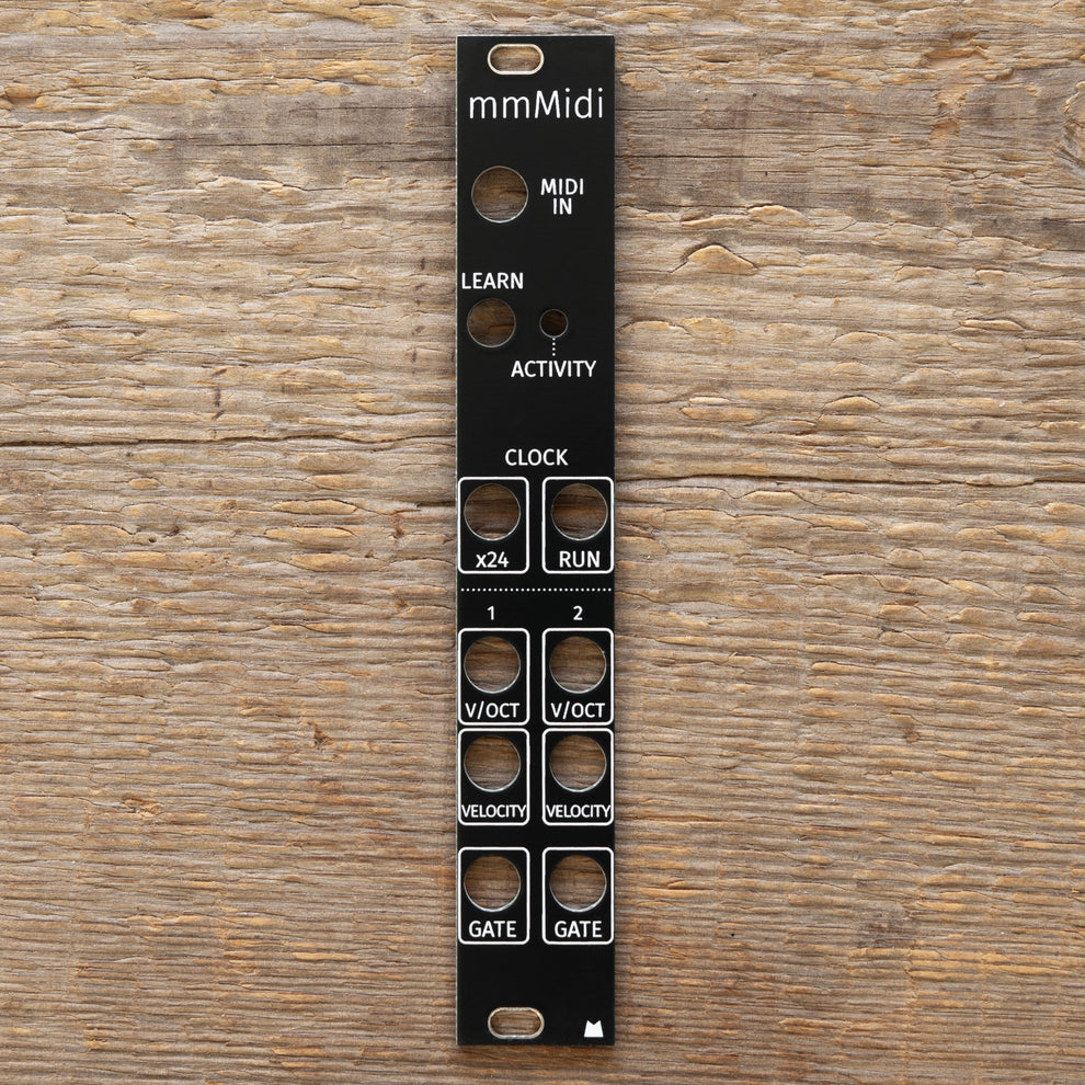 mmMidi (mk1) black panel – Mörk Modules