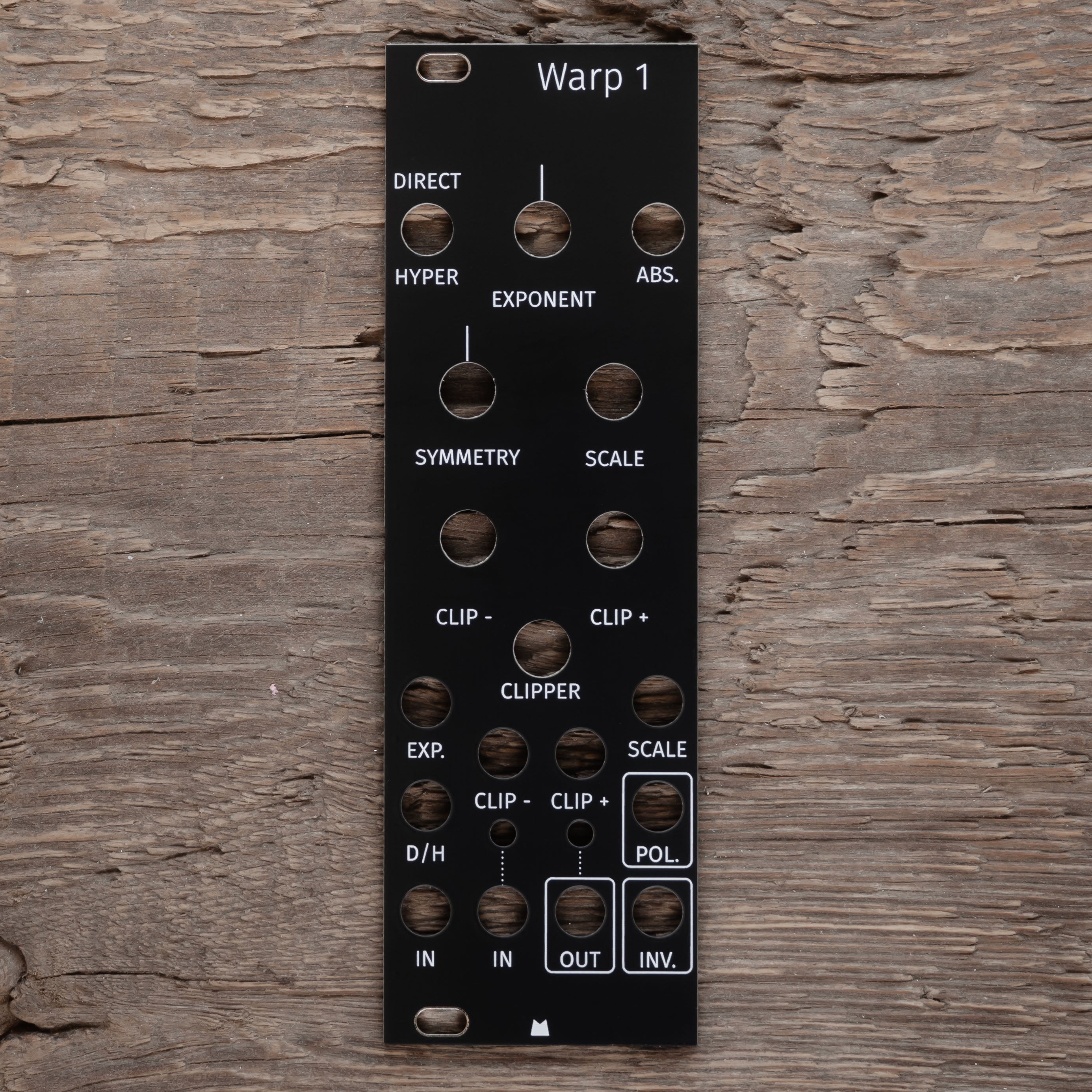 Warp 1 black panel – Mörk Modules